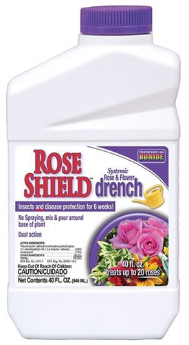Bonide Rose Shield 947 Systemic Drench Insecticide, 40 oz | rockin-e