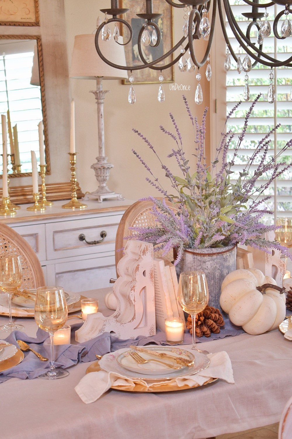 Creating a French Dinning Room and Fall Tablescape