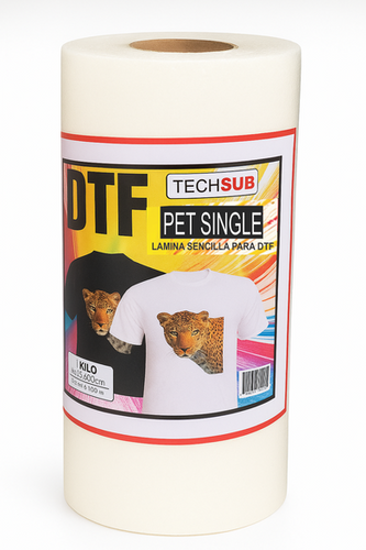 FILM PET SINGLE PARA DTF 1 ROLLO 30cm x 100mts | sublimayor
