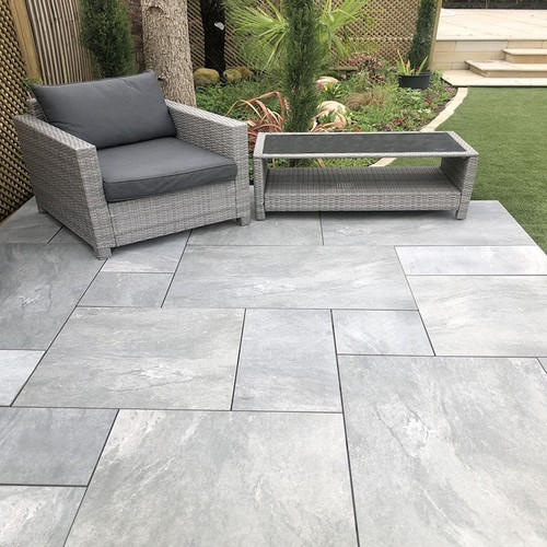 Grey Porcelain paving 600x900 | Roofsy | Delivery in The North West