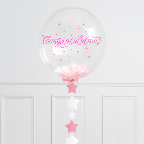 Congratulations Deco Bubble Balloon | Balloonsforyou.ie