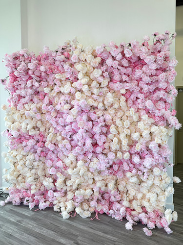 Julia Flower Wall 8x8 Rental | Haddad Events LLC