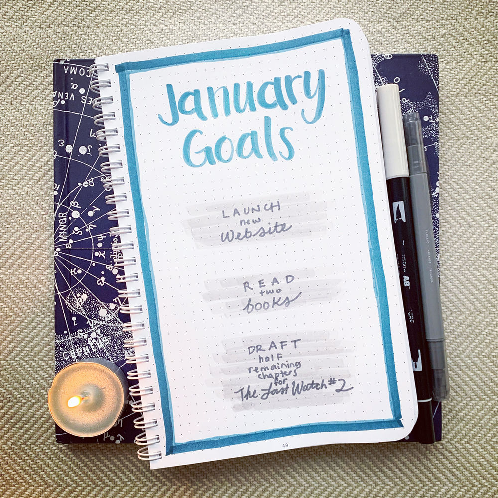 Tactical Bujo » January Goals