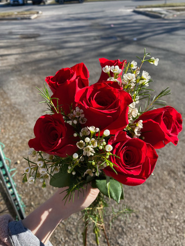 Half Dozen Red Roses (Bouquet) | AllSeasonCountryFarm