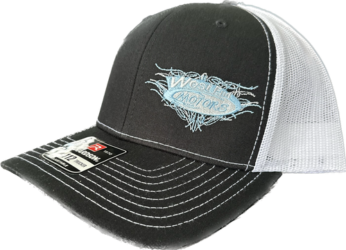 Black & White w/ Tiff Blue Flex Fit Hat | West End Motors