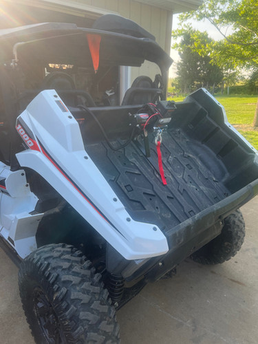 SB Bed Winch Yamaha Wolverine Rmax2 | SB Wood and Weld