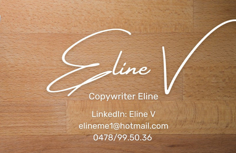 Copywriting | Copywriter Eline