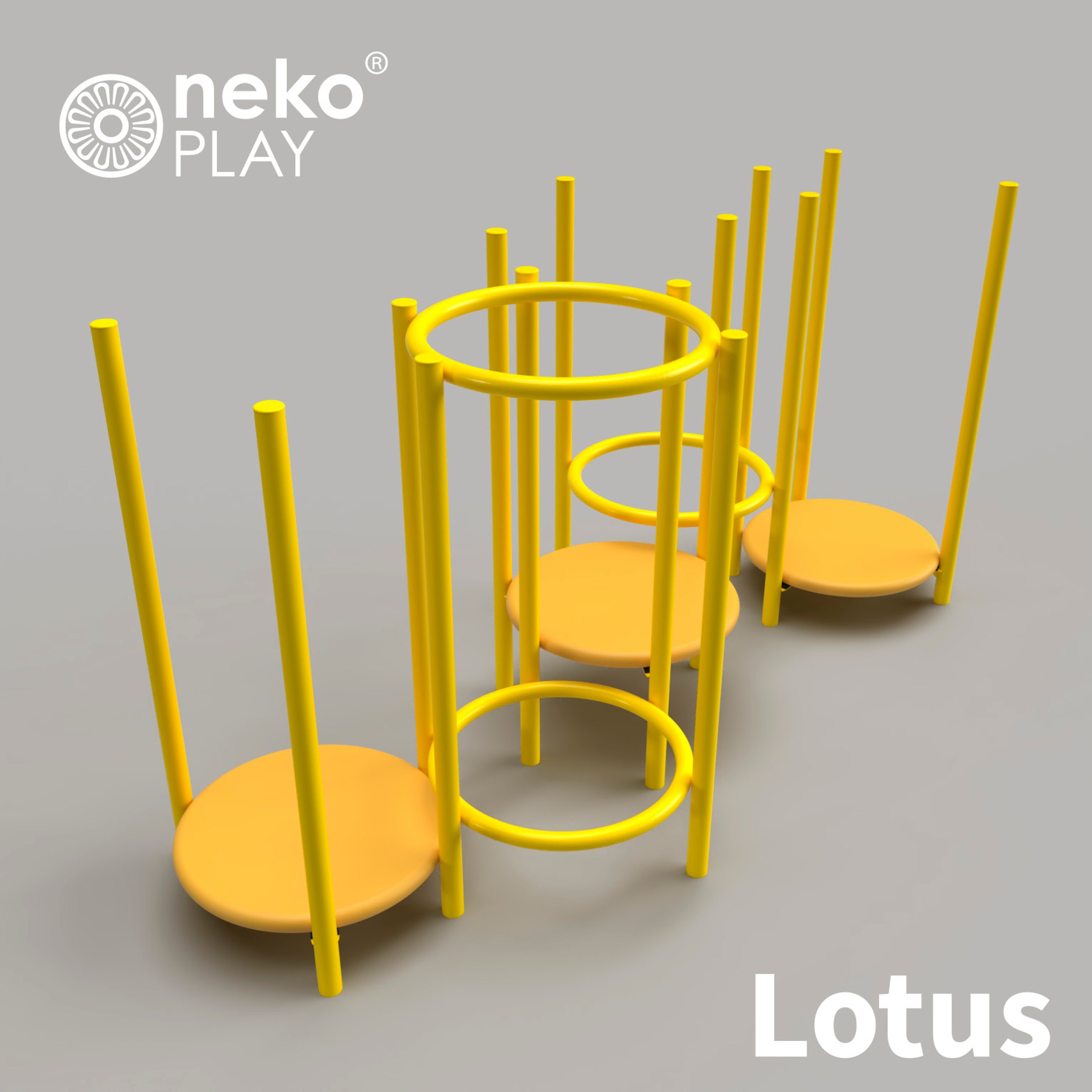 PLY-20-01 Lotus, juego infantil modular | NekoMobiliarioUrbano