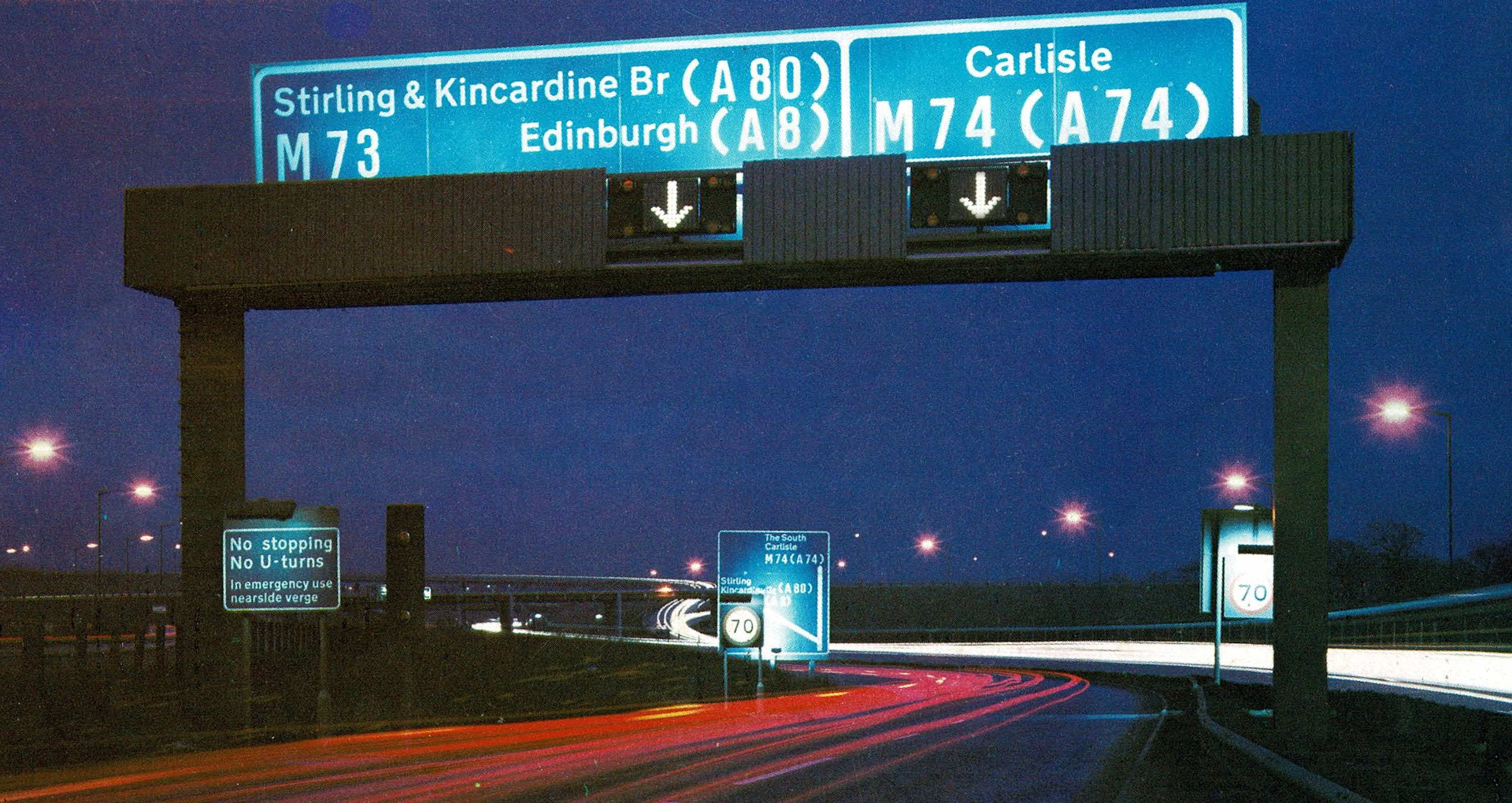 M74 Motorway | Scottish Roads Archive