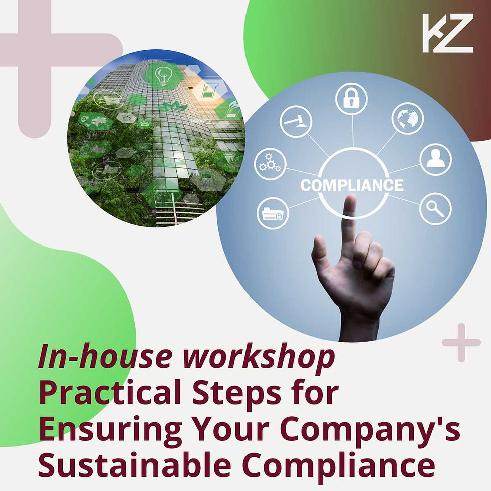Practical Steps for Ensuring Your Company's Sustainable Compliance | KDENZA