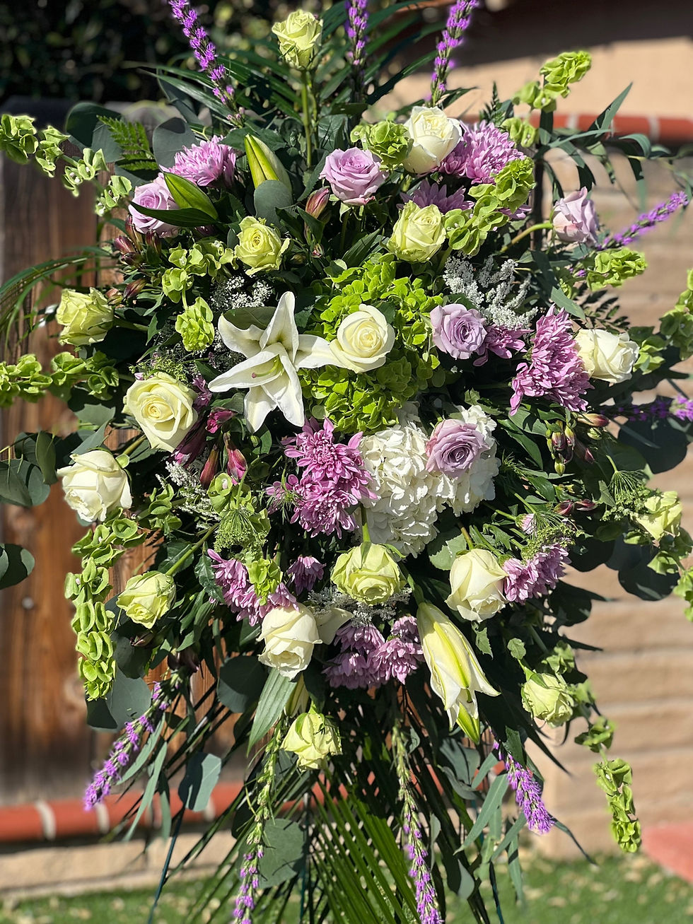 Sweet Sympathy Standing Spray | Christine's Floral