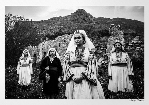 Megalo Chorio | Tilos | Black & White Art Wall | George Tatakis 2025