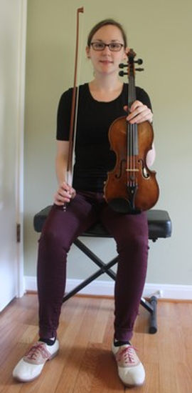 violin standing posture