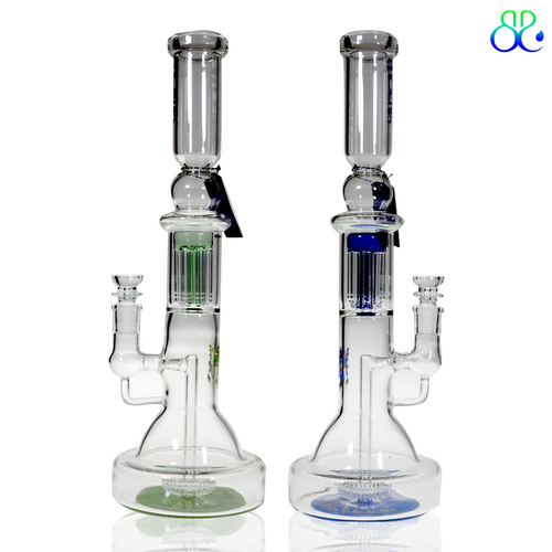 บ้องแก้ว | PHX 16.5Inches 8arms Tree Perc + Matrix Perc Stemless Bong ...
