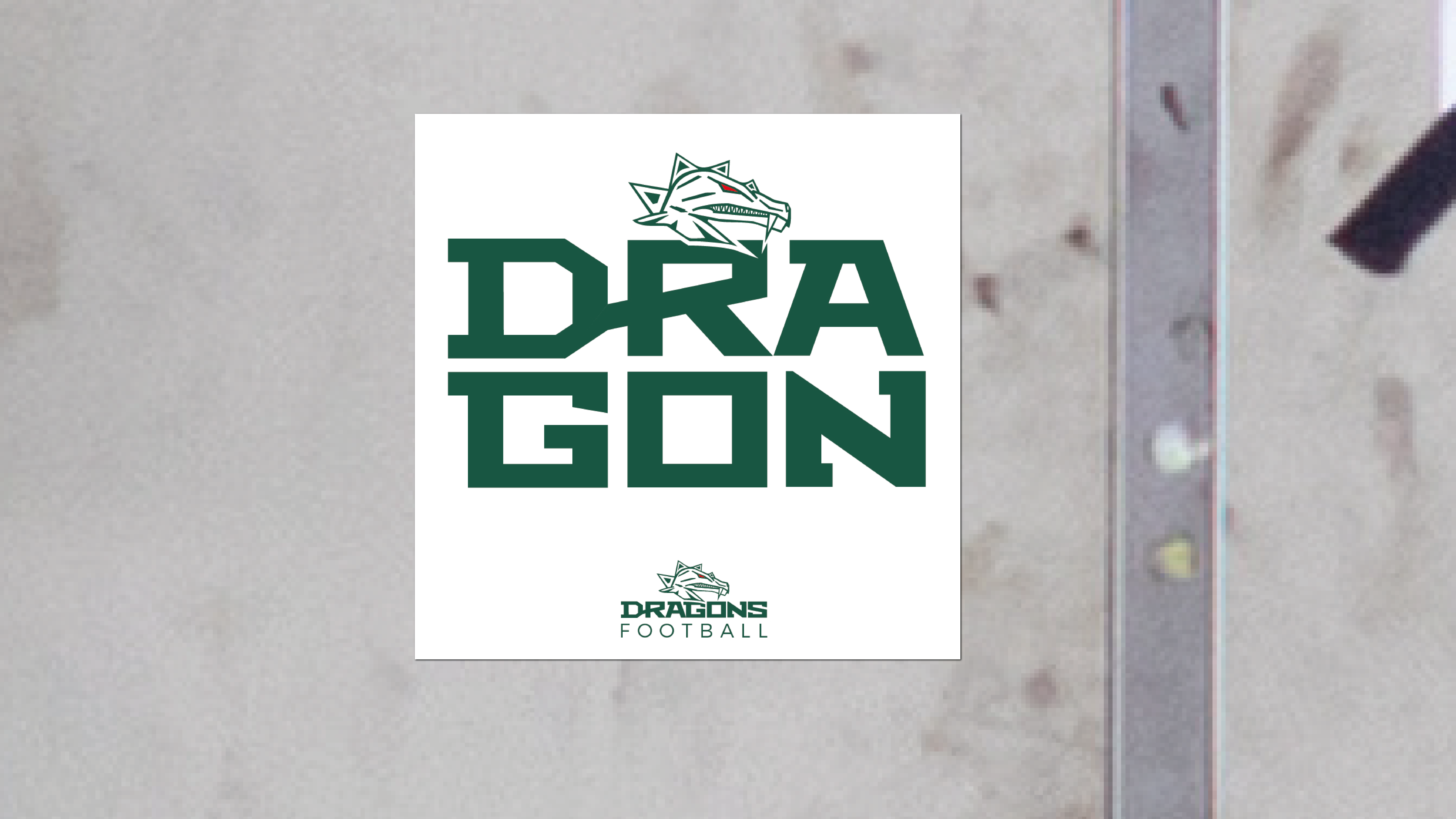Fansticker „DRAGON“ | Shop Danube Dragons