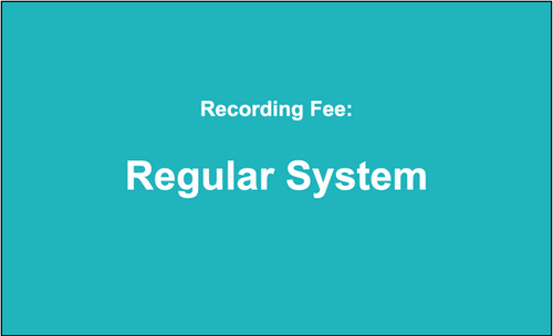 Recording Fee: Regular System | HawaiiDeed