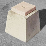 Concrete Piers W-Wood Cap | CPU, INC.