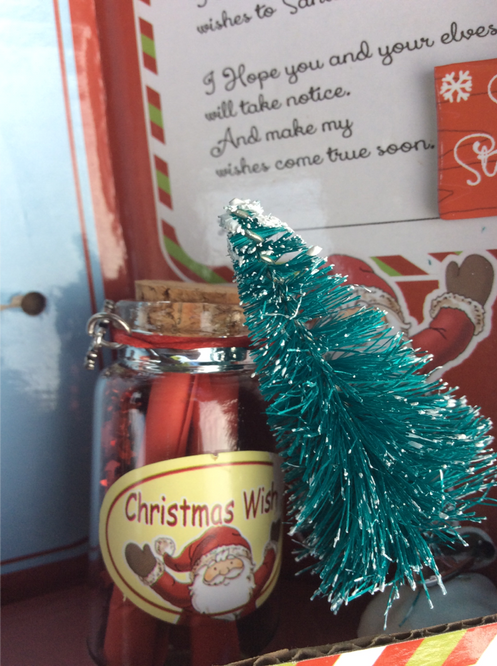 Santa magical fairy door gift set