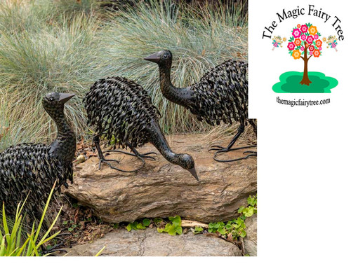 Black rusty emu chicks | the-magic-fairy-tree