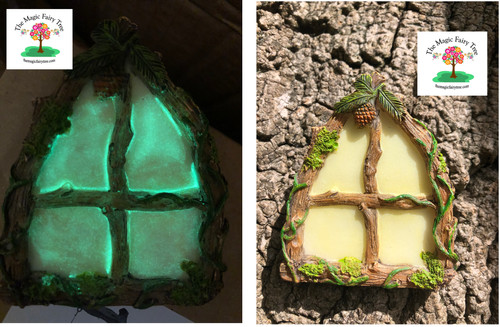 Glow in the Dark Arched Fairy Window | the-magic-fairy-tree