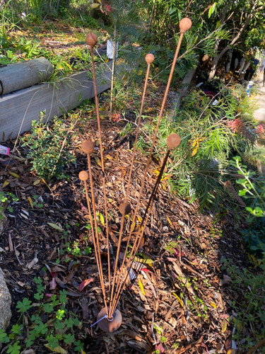 Rustic Knobby Club Rush Kinetic Garden Art | the-magic-fairy-tree