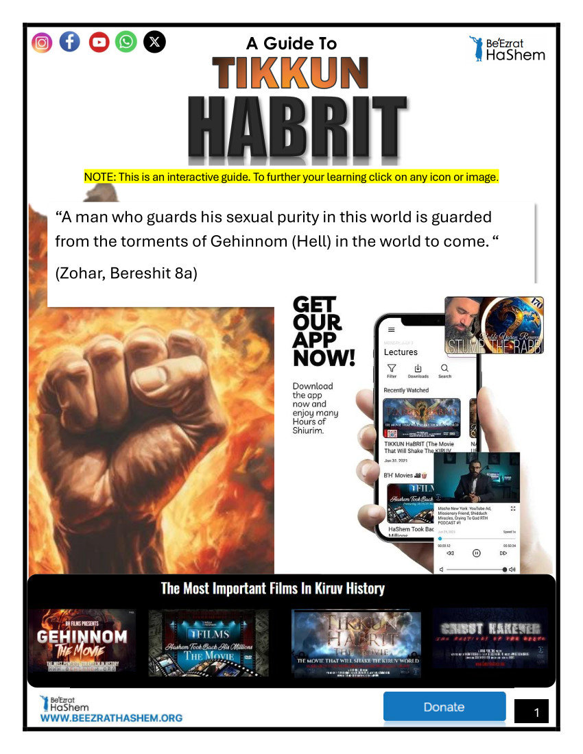 Guide To TIKKUN HaBRIT | BeEzrat HaShem