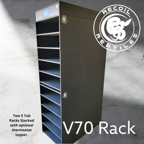 10 TUB V70 RACK, 44QT | Recoil Reptiles