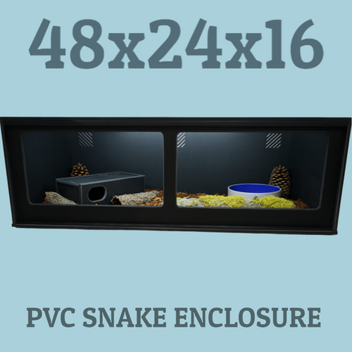 Snake 48 x 24 x 16 Inch XPVC Enclosure | Recoil Reptiles