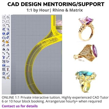 Online Private CAD Jewellery Design Mentoring/Support | The Bespoke ...