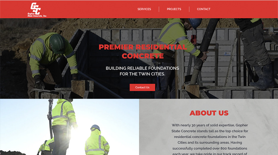 Gopher State Concrete, Inc. | Services
