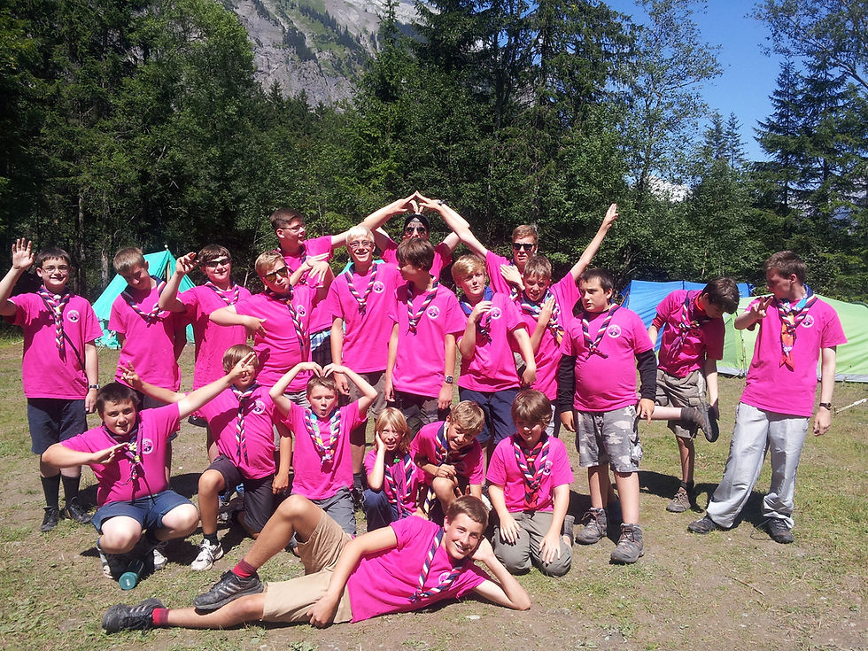 1st Sticker Scout Group, Sticker Scouts, St Austell, Cornwall, Scout
