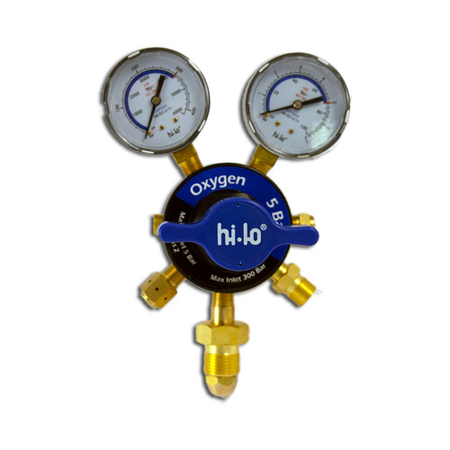 Hi-Lo UK Two stage 2 gauge Oxygen regulator