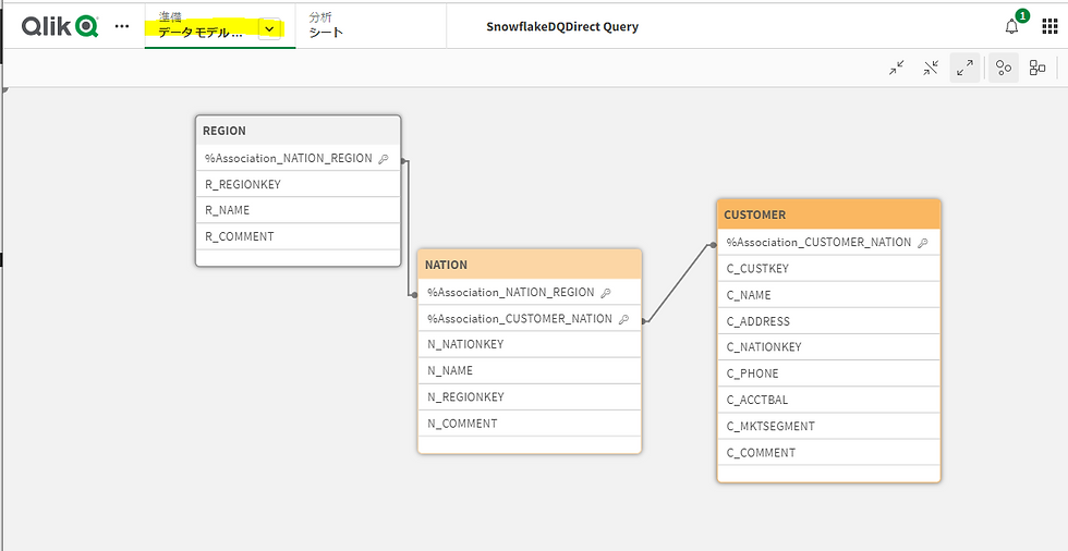 Qlik SenseからSnowflakeへリアルタイムにクエリを投げる_Direct Query