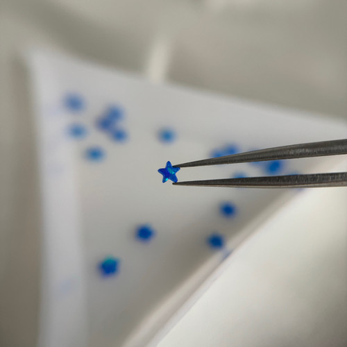 Royal Blue Star Opal Tooth Gem | Bling Tooth Gemz