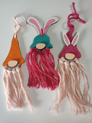 Easter Gnomes with Macrame Beards Project Kit | Shenanigans