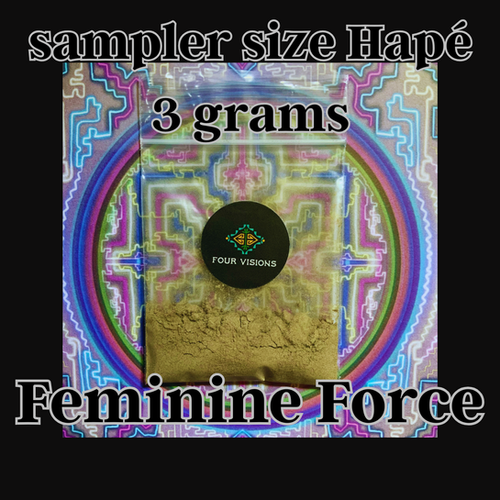 Yawanawa Feminine Force Amazonian Hapé Rapeh - FOUR VISIONS - 3 grams ...