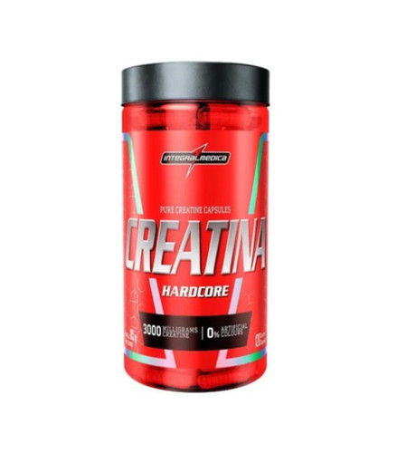 Creatina Hardcore 120 caps Integral Medica | Natural E Saudavel