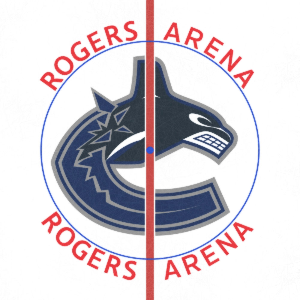 Vancouver Canucks 2016 Center Ice and Rink Layout | TheFaceoff.net