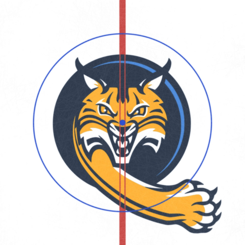 Quinnipiac Bobcats 2020 Center Ice and Rink Layout | TheFaceoff.net