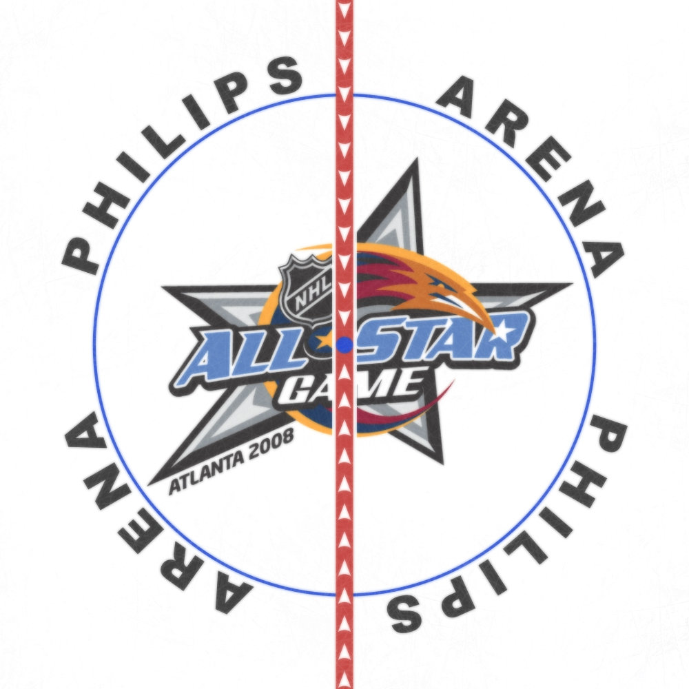Atlanta Thrashers 2008 (1st) Center Ice and Rink Layout | TheFaceoff.net
