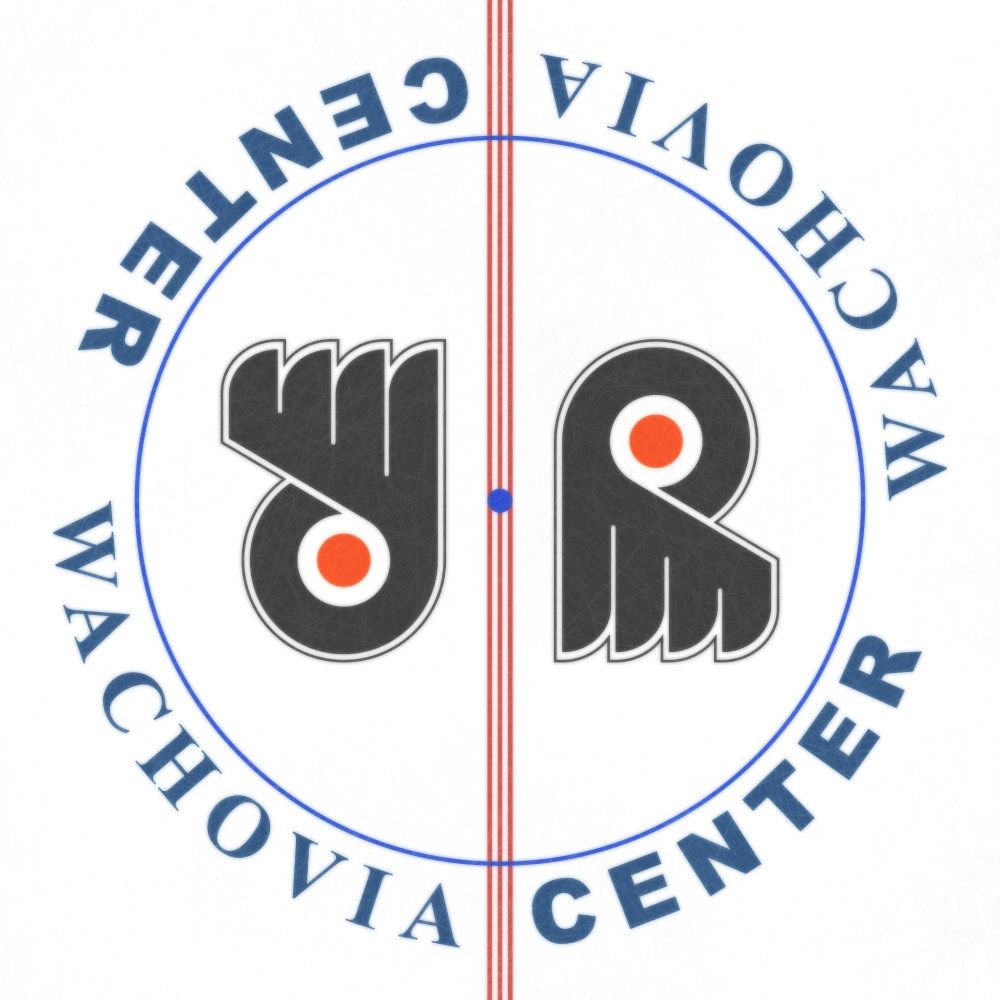 Philadelphia Flyers 2006 Playoffs Center Ice and Rink Layout ...