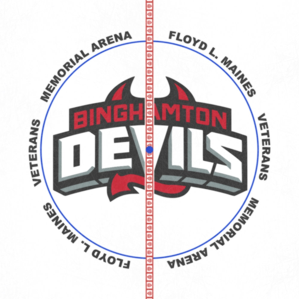Binghamton Devils 2020 Center Ice and Rink Layout | TheFaceoff.net