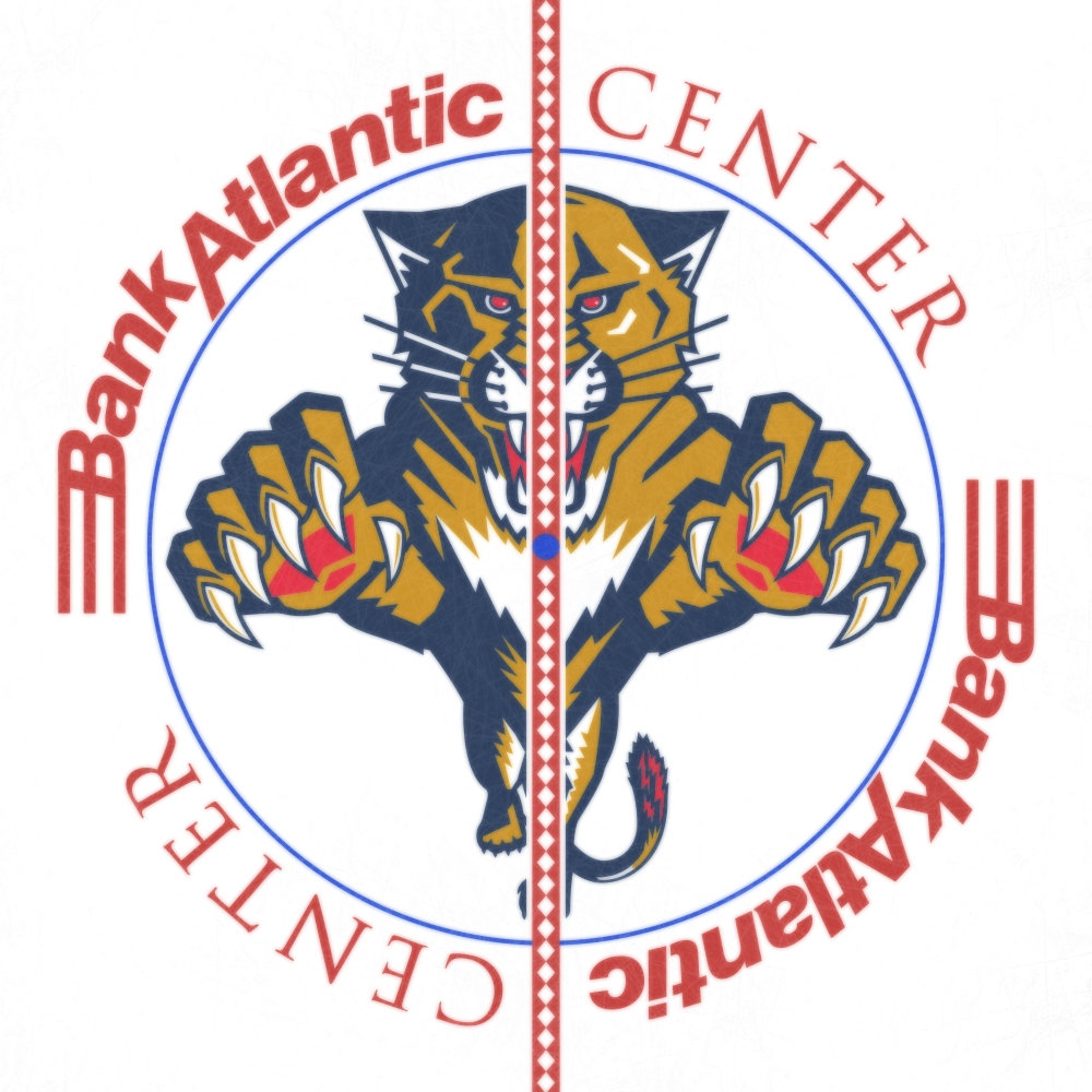 Florida Panthers 2012 Center Ice and Rink Layout | TheFaceoff.net
