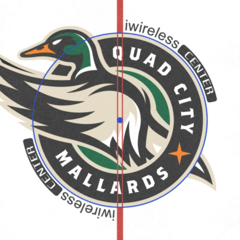 Quad City Mallards 2017 Center Ice and Rink Layout | TheFaceoff.net