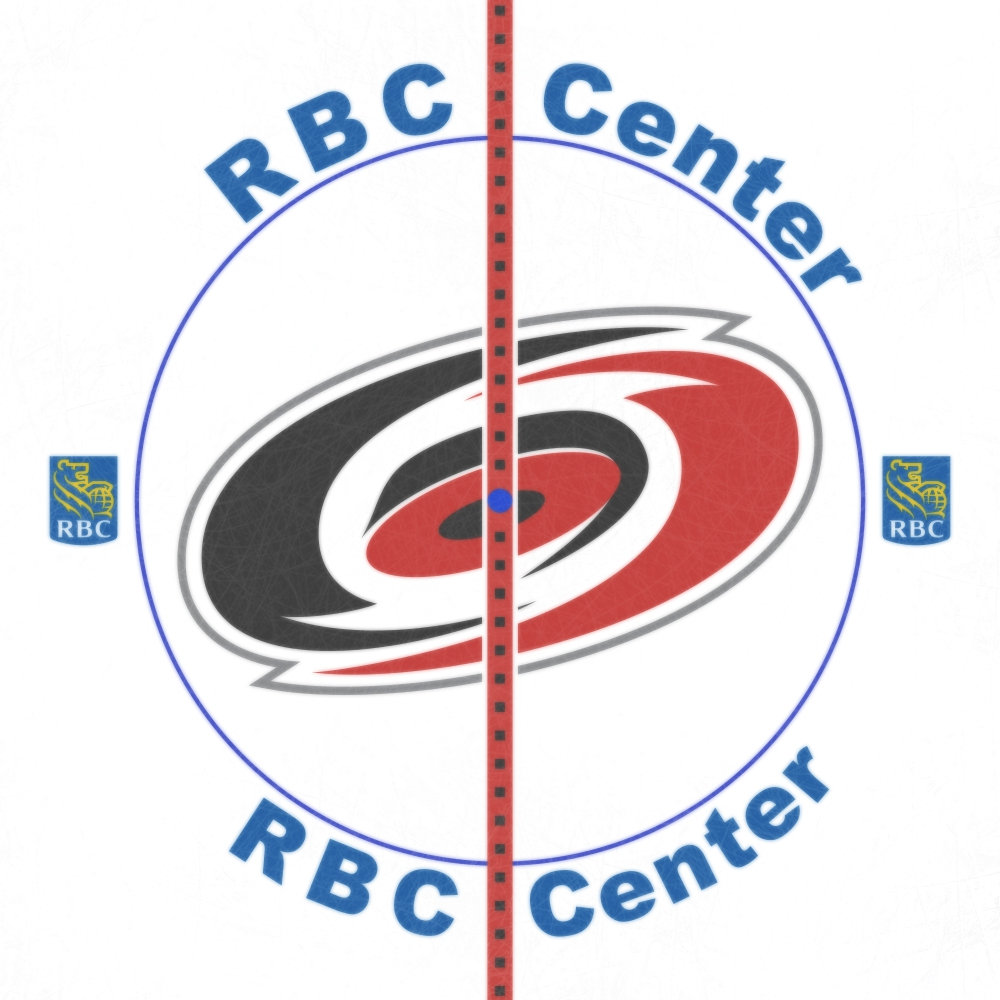 Carolina Hurricanes 2011 (2nd) Center Ice and Rink Layout | TheFaceoff.net