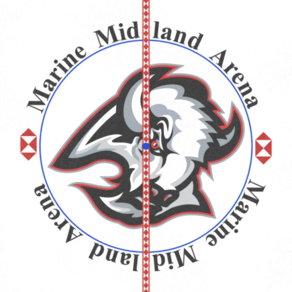 Buffalo Sabres 1997 (1st) Center Ice and Rink Layout | TheFaceoff.net