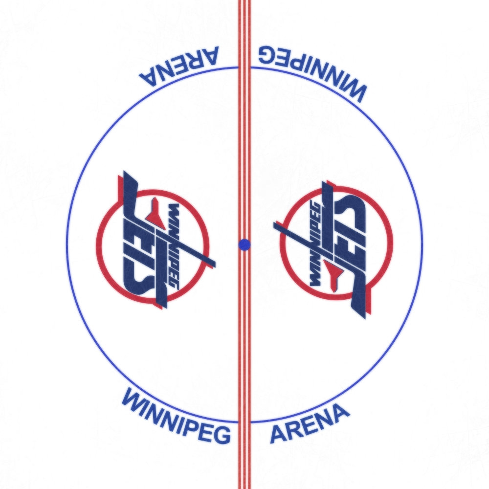 Winnipeg Jets 1995 (1st) Center Ice and Rink Layout | TheFaceoff.net