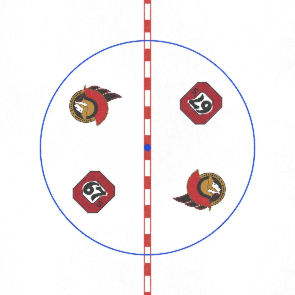 Ottawa Senators 1993 (1st) Center Ice and Rink Layout | TheFaceoff.net