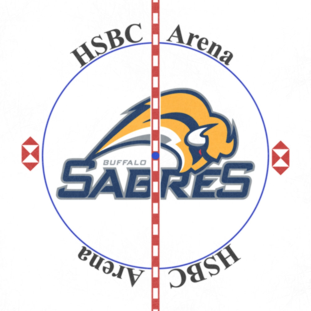 Buffalo Sabres 2007 Playoffs Center Ice and Rink Layout | TheFaceoff.net