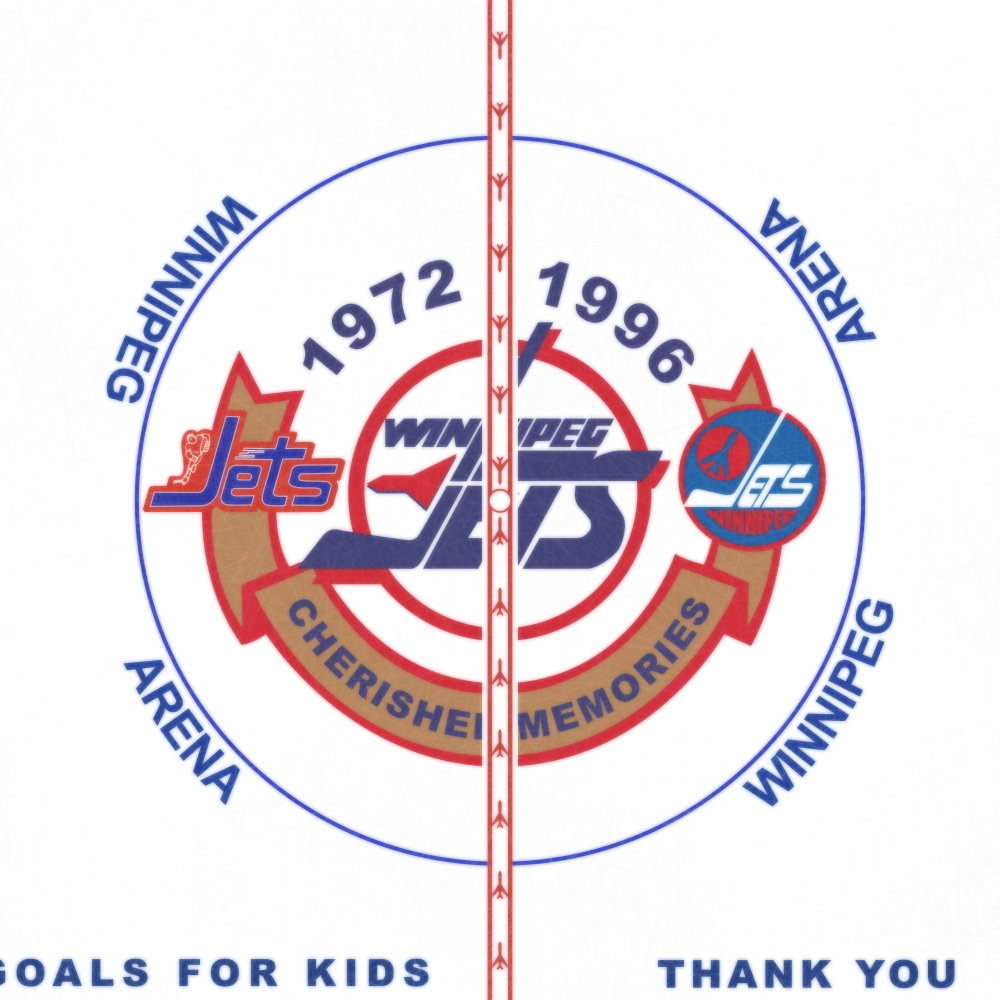 Winnipeg Jets 1996 (2nd) Center Ice and Rink Layout | TheFaceoff.net